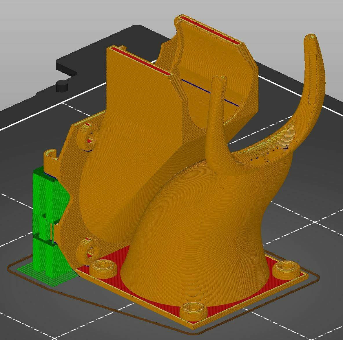 Free STL file Dual 40mm Multi-Out Fan Shroud for E3D V6 heatsink 🔧 ・3D ...