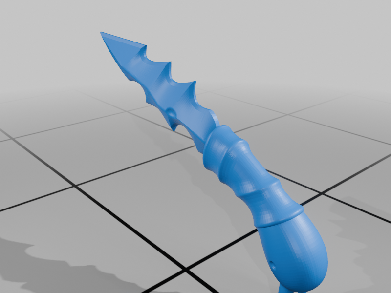 Free 3D file Bone Dagger 🦴 ・Template to download and 3D print・Cults