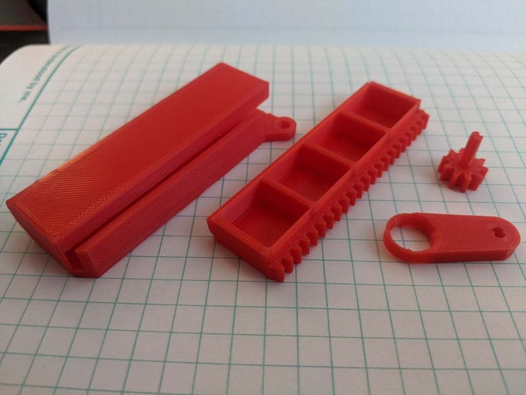 Free STL file Pill Dispenser (Rack and Pinion) 💊 ・3D printing template ...
