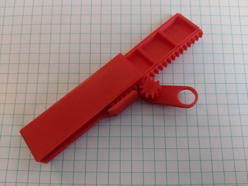 Free STL file Pill Dispenser (Rack and Pinion) 💊 ・3D printing template ...