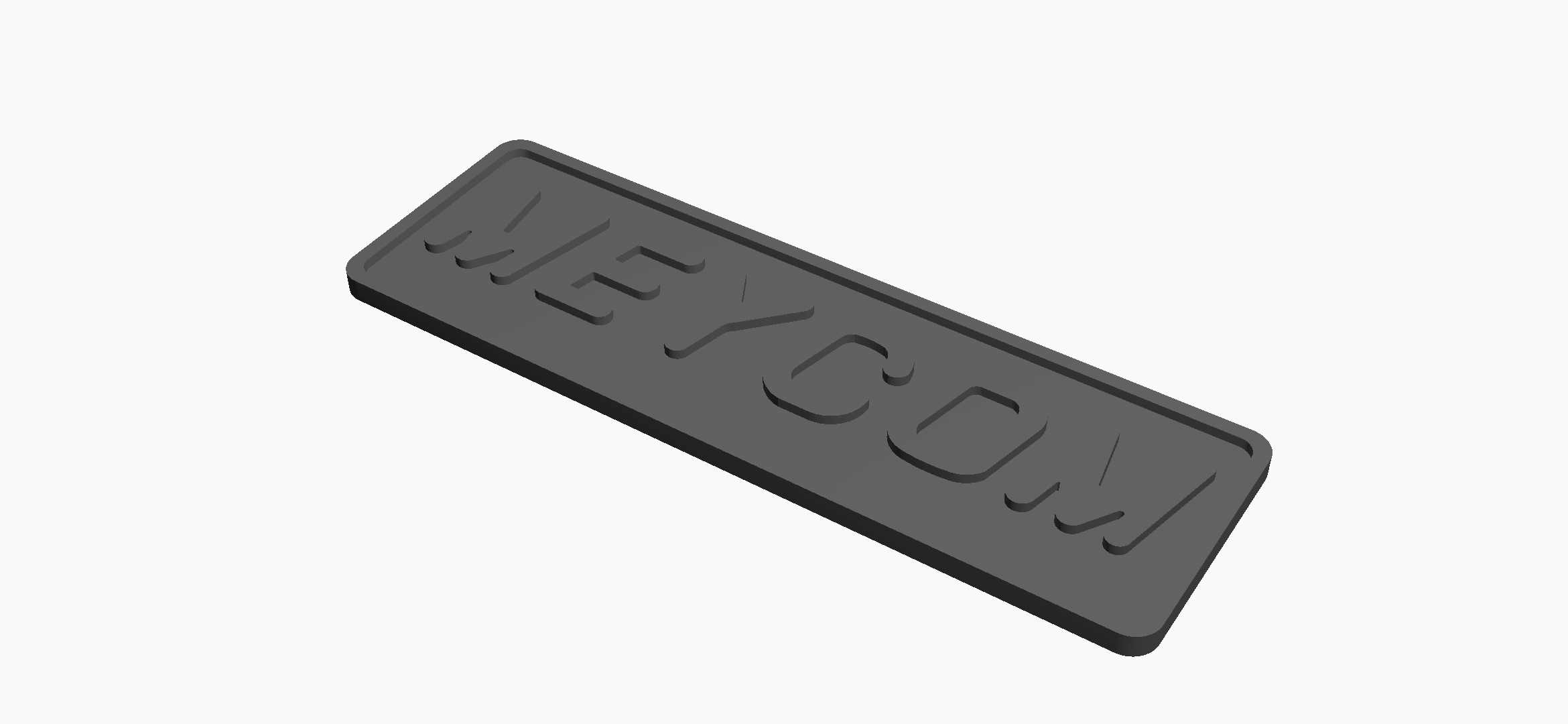 STL file logo anagrama meycom 👽 ・3D printer model to download・Cults