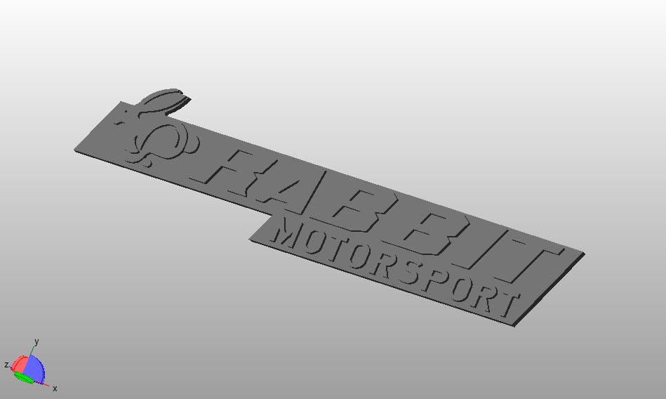 STL file logo badge vw rabbit motorsport 📛 ・3D printable model to ...