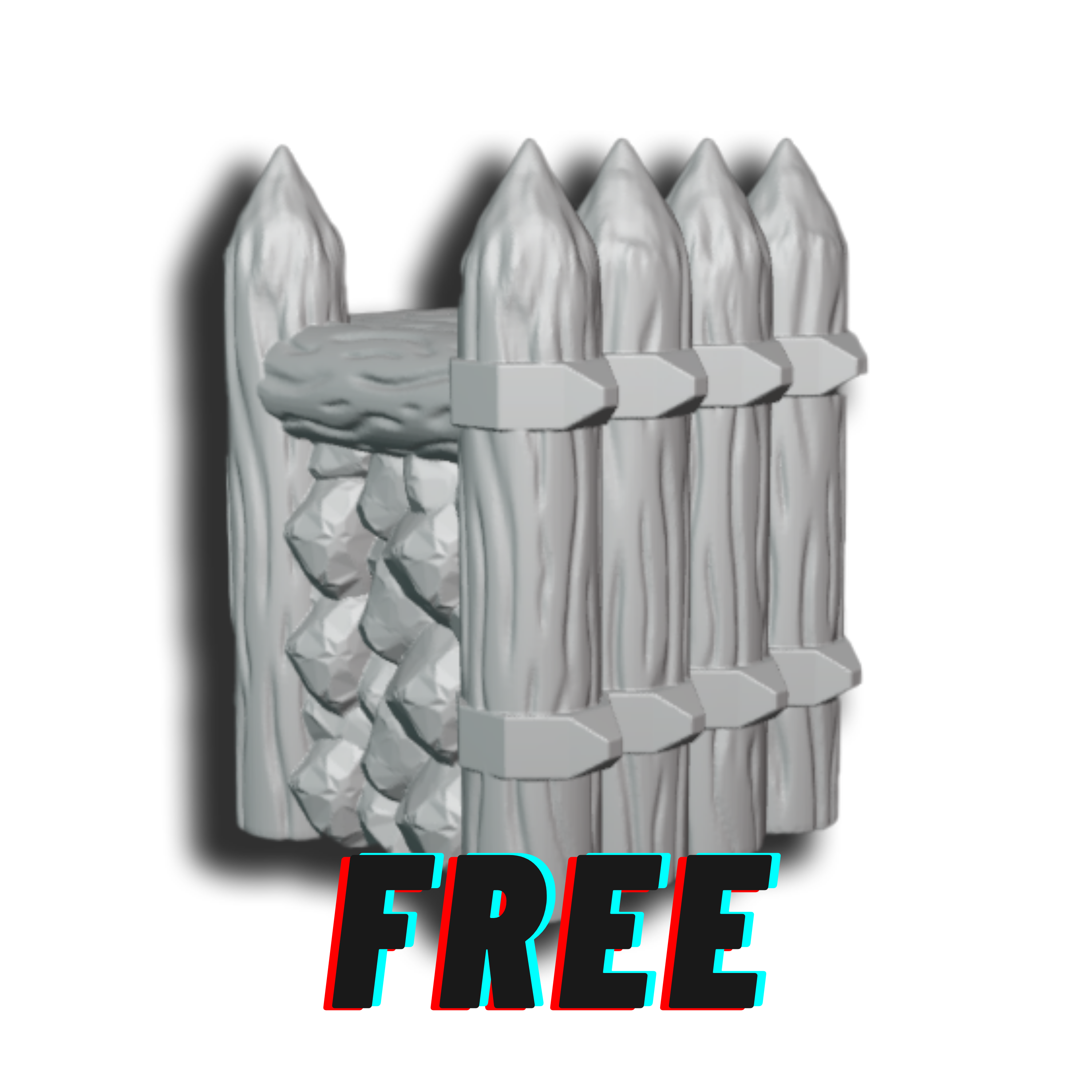Free STL file Frontier Fort Half Wall 🪵・3D print object to download・Cults