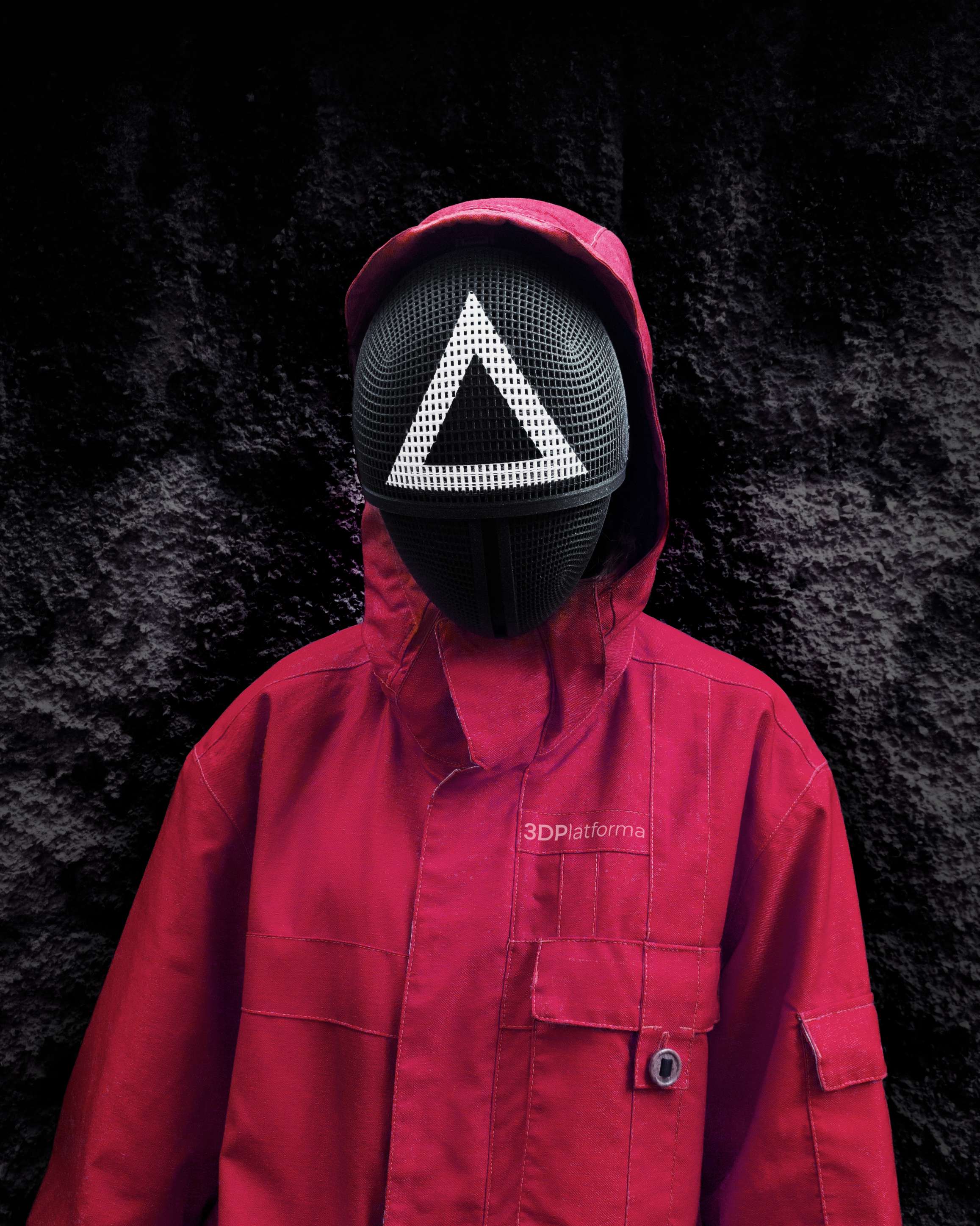 STL file Squid Game Mask 🦑 (3MF)・3D print design to download・Cults