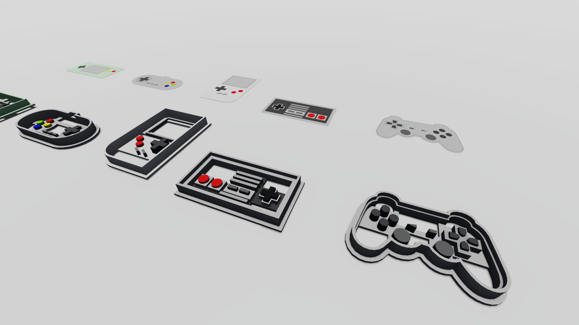 STL file SNES Super Nintendo Entertainment System COOKIE CUTTER ...