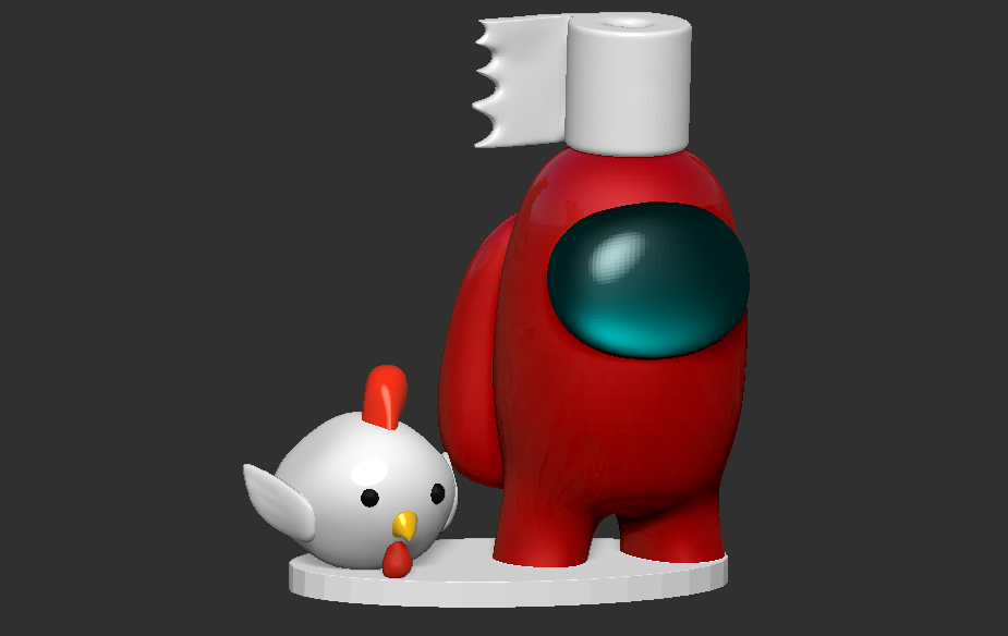 STL file Amongus paper 🎮 ・3D printing design to download・Cults