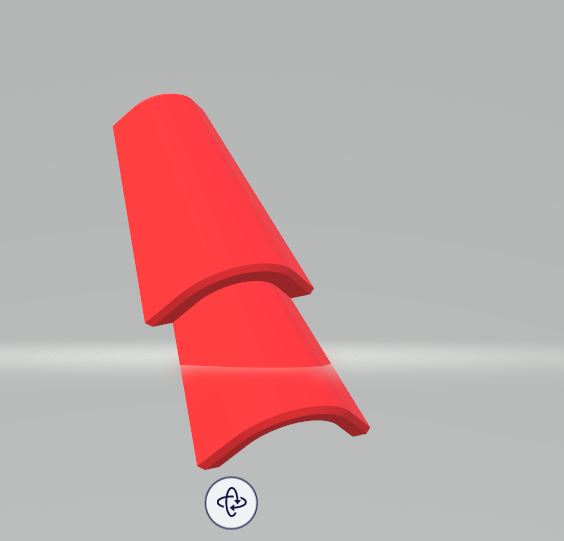 Free STL file MODELBAU ROOF; ridge tiles; 16.5 MM, ROOF SHINGLES, ROOF ...