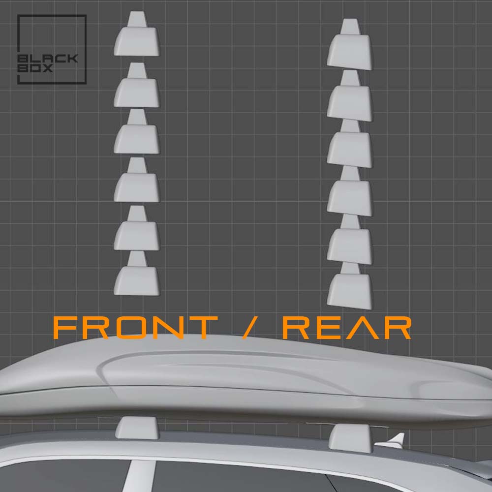 🎿 Ski box for Diecast and RC - Roof box 1-24 and 1-64・ 3D File for ・Cults