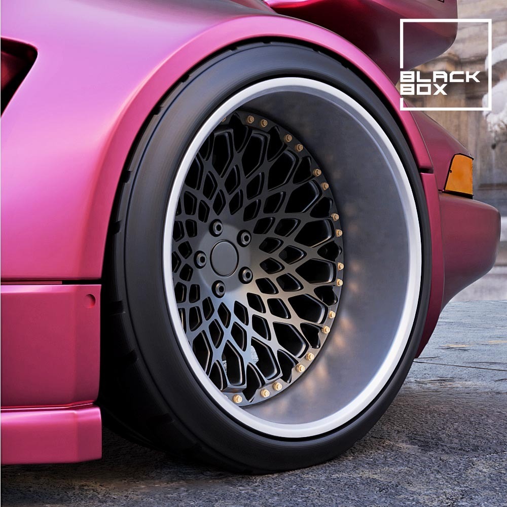 🛞 AGF-BB1 Style Wheel set with two offsets for Diecast and RC・ 3D File ...