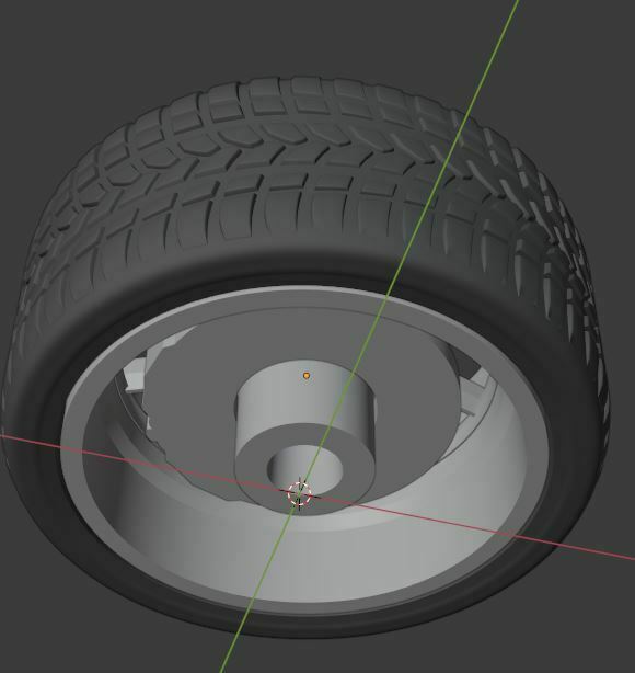 🛞 Kai Style DEEP Dish wheel set for diecast and RC model 1/64 1/43 1/24 ...