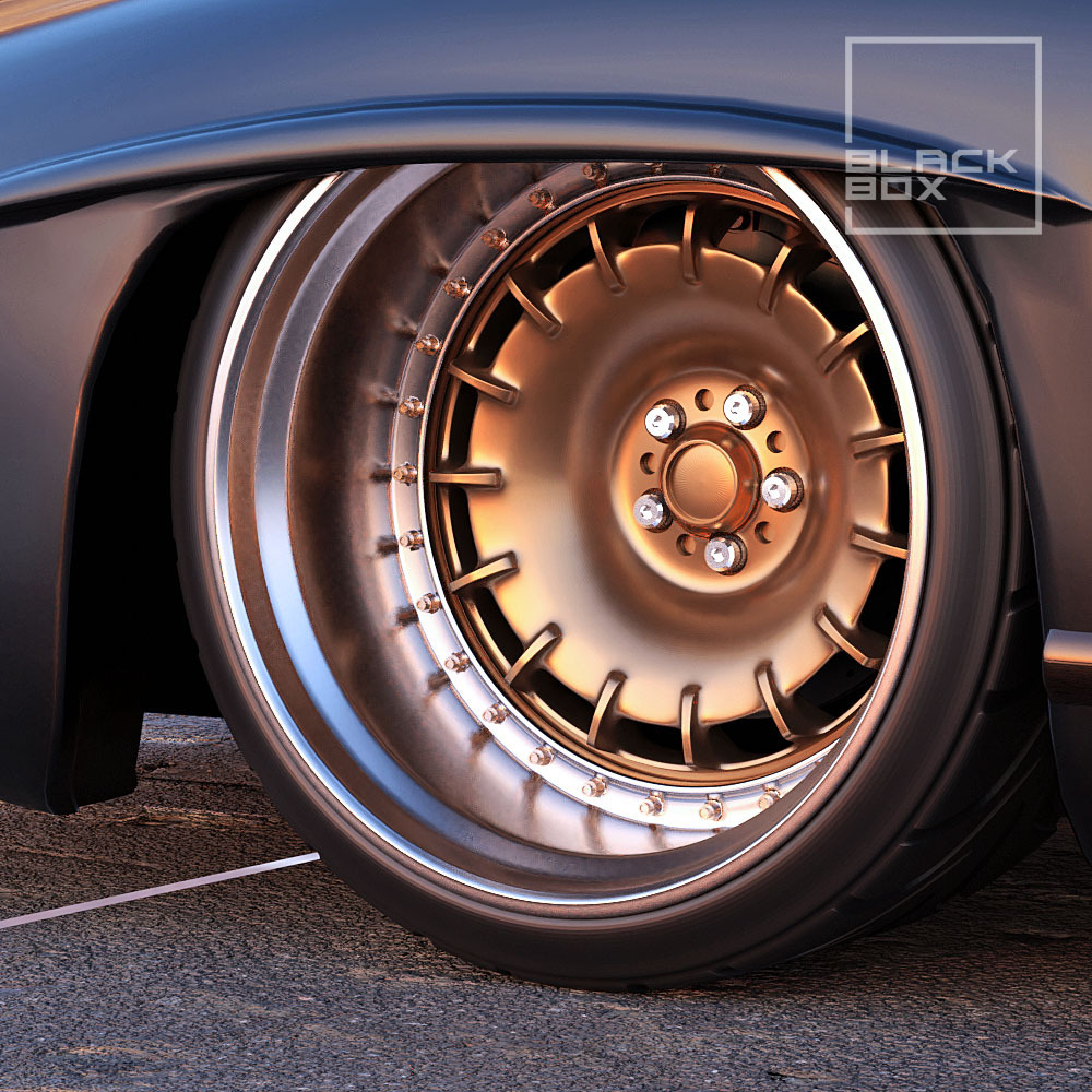 🛞 W1 Wheel set front and rear with 2 offsets・ 3D File for 3D printing・Cults