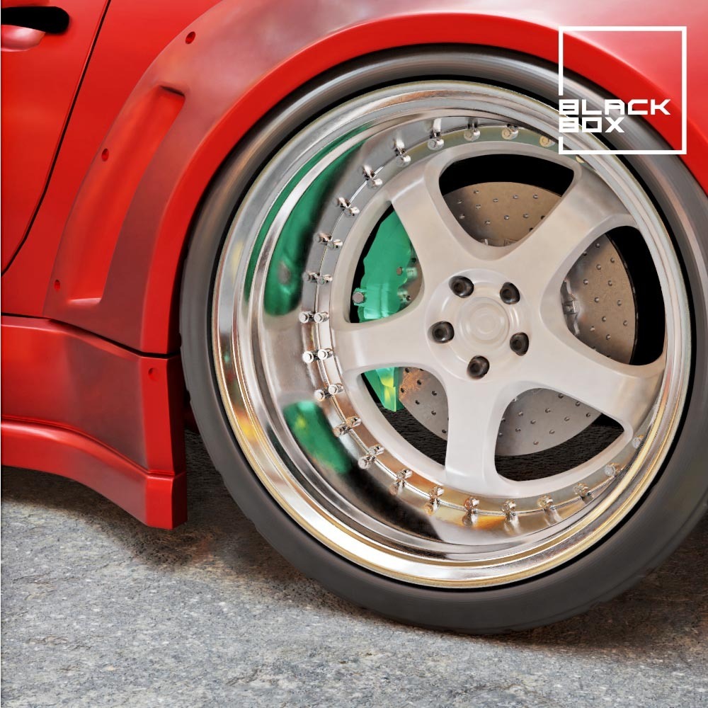 Archivo 3D Juego de ruedas estilo WORKmeister DELANTERO Y TRASERO con 2 ...