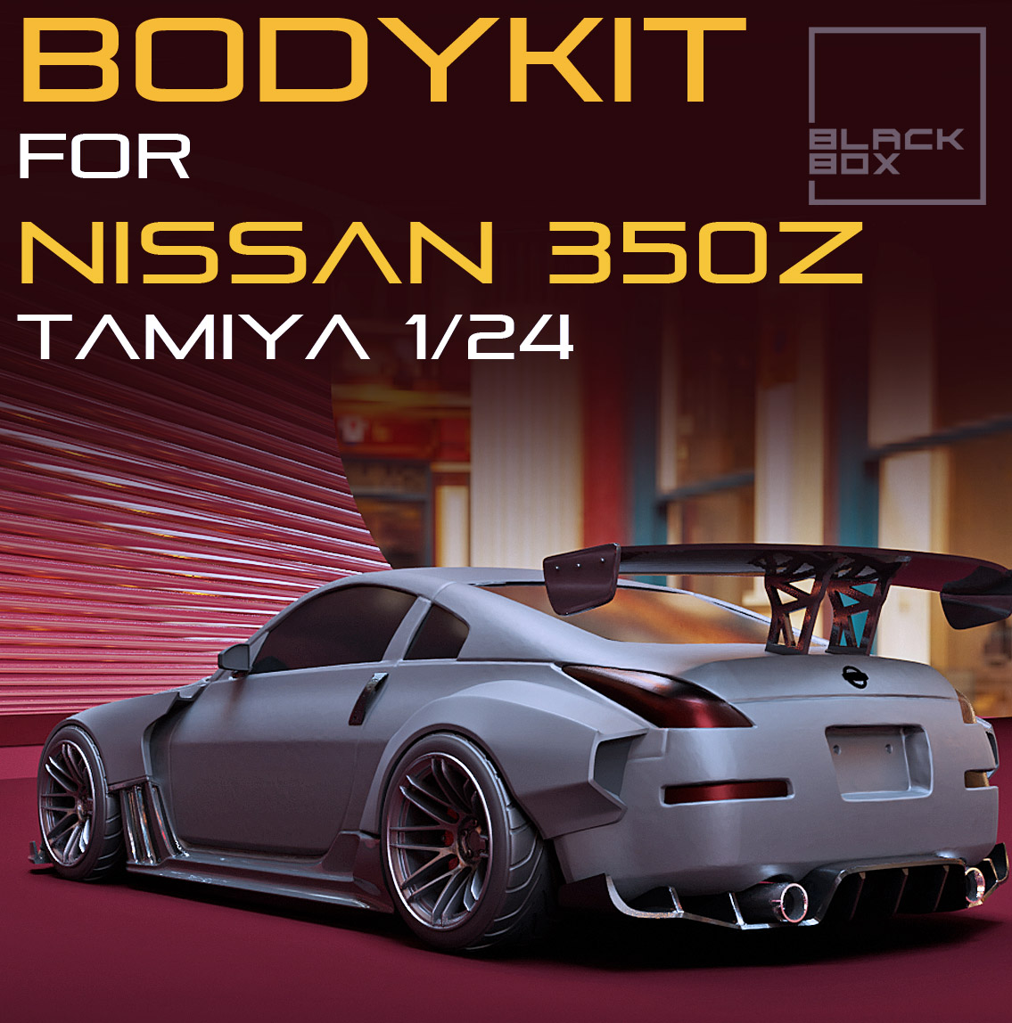 👽 BODYKIT For 350Z Tamiya 1/24 MODELKIT・ 3D File for ・Cults