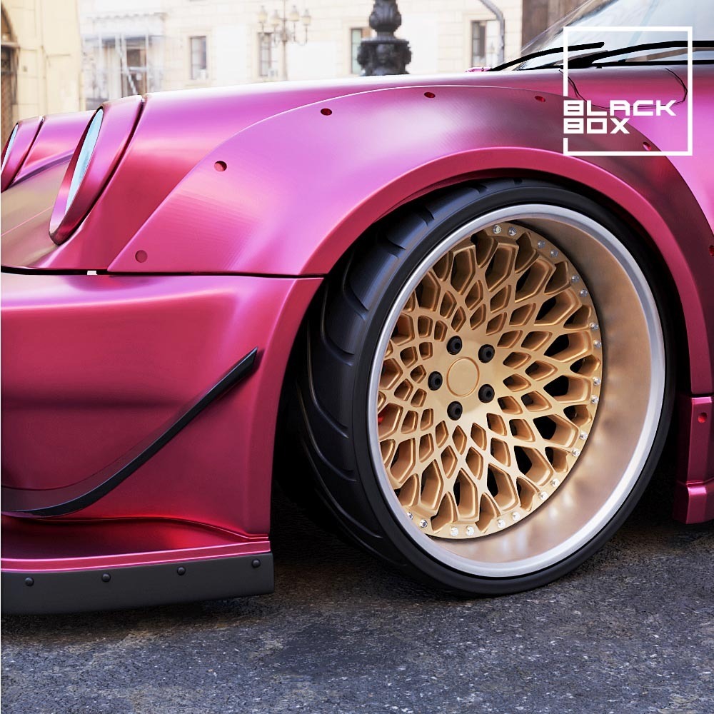 🛞 AGF-BB1 Style Wheel set with two offsets for Diecast and RC・ 3D File ...