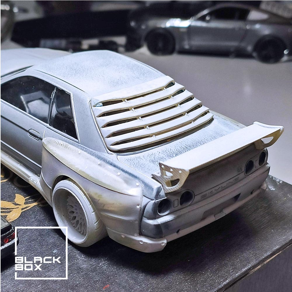 3D 文件 GTR R32 Louver and Wing for 1/24 and 1/64 🪶 ・可下载 3D 打印设计・Cults