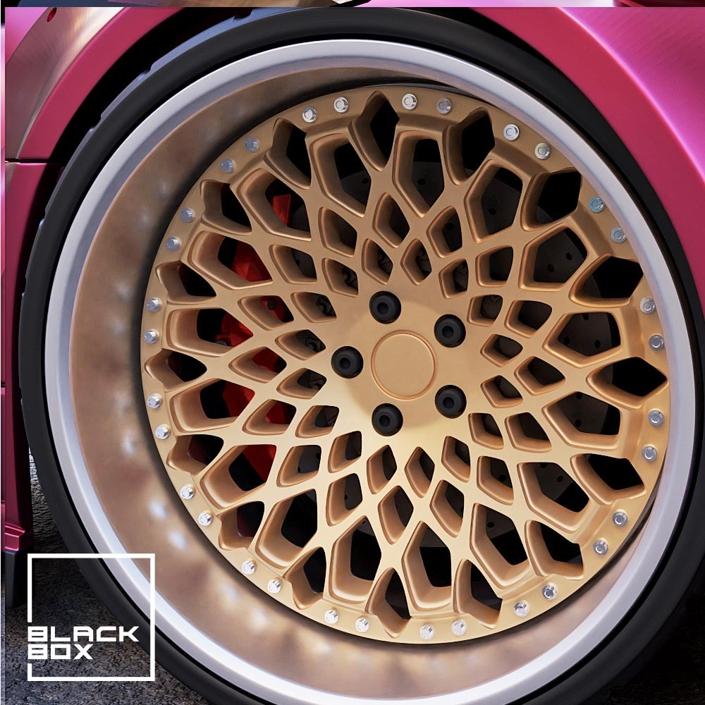 🛞 AGF-BB1 Style Wheel set with two offsets for Diecast and RC・ 3D File ...