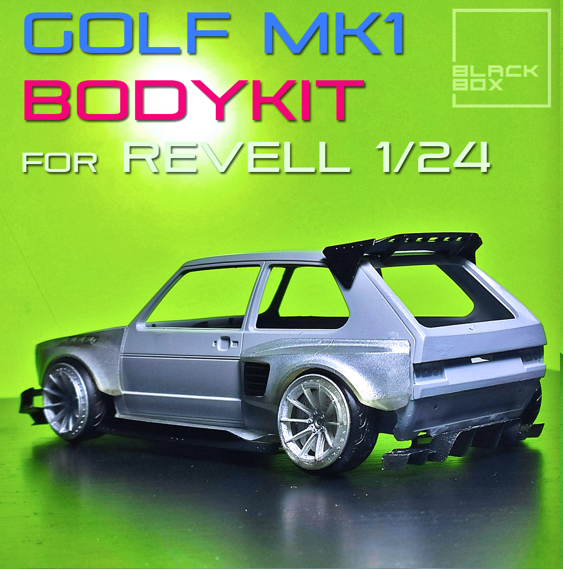 🏌️ GOLF 1 BB01 BODYKIT For REVELL 1-24th scale・ 3D File for 3D printing ...