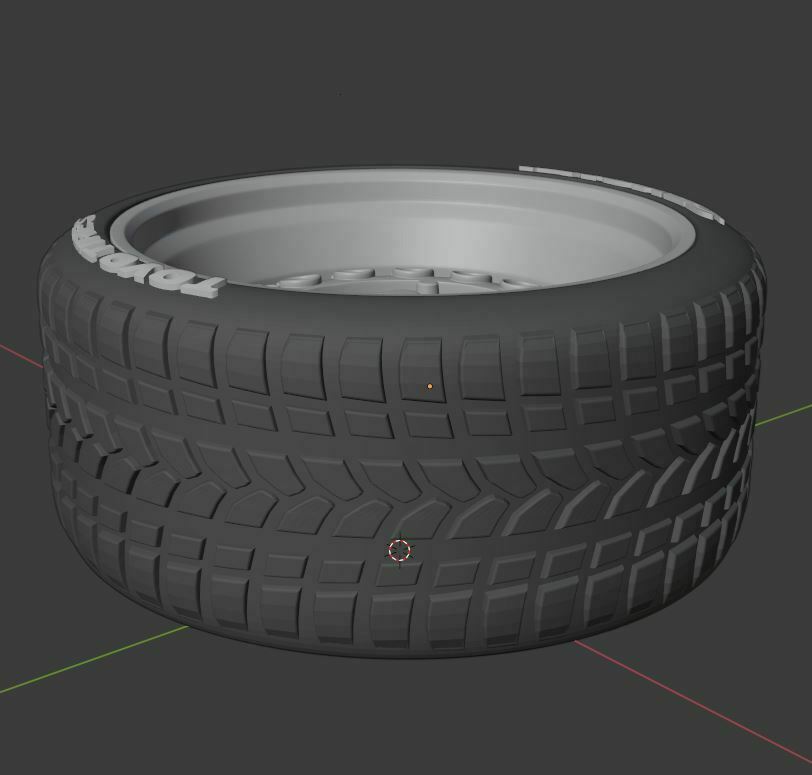 🛞 Speedster Style Wheel, brake and Tire for diecast and RC model 1/24 ...