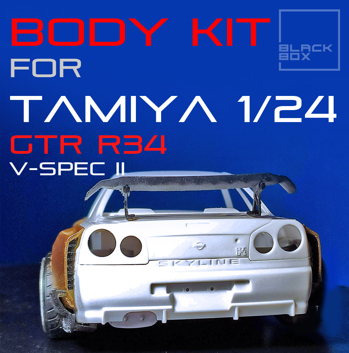 Archivo 3D GTR R34 BODYKIT Para Tamiya 1/24 👽・Diseño de impresión en 3D ...