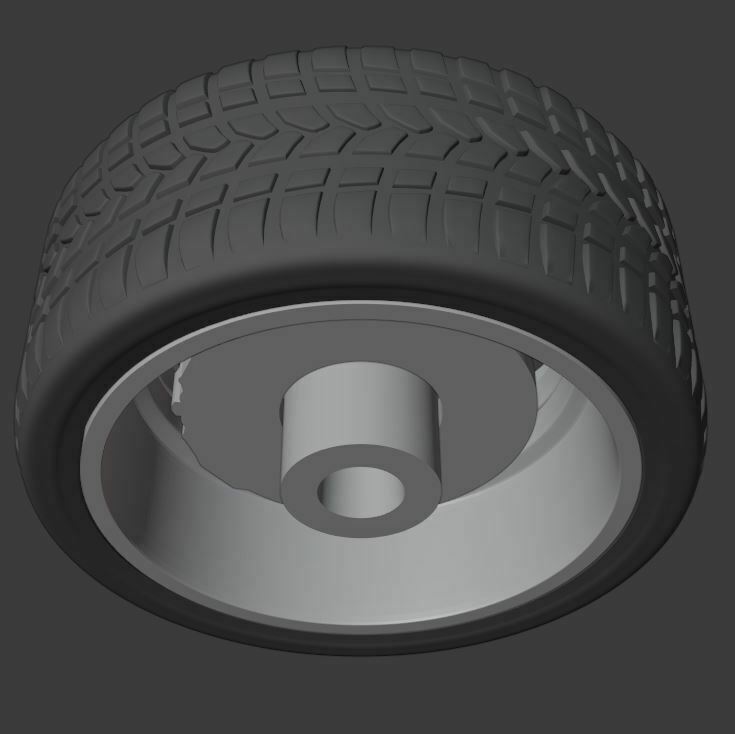 🛞 LMGT4 Style wheel set for diecast and RC model 1/64 1/43 1/24 1/18 1/ ...