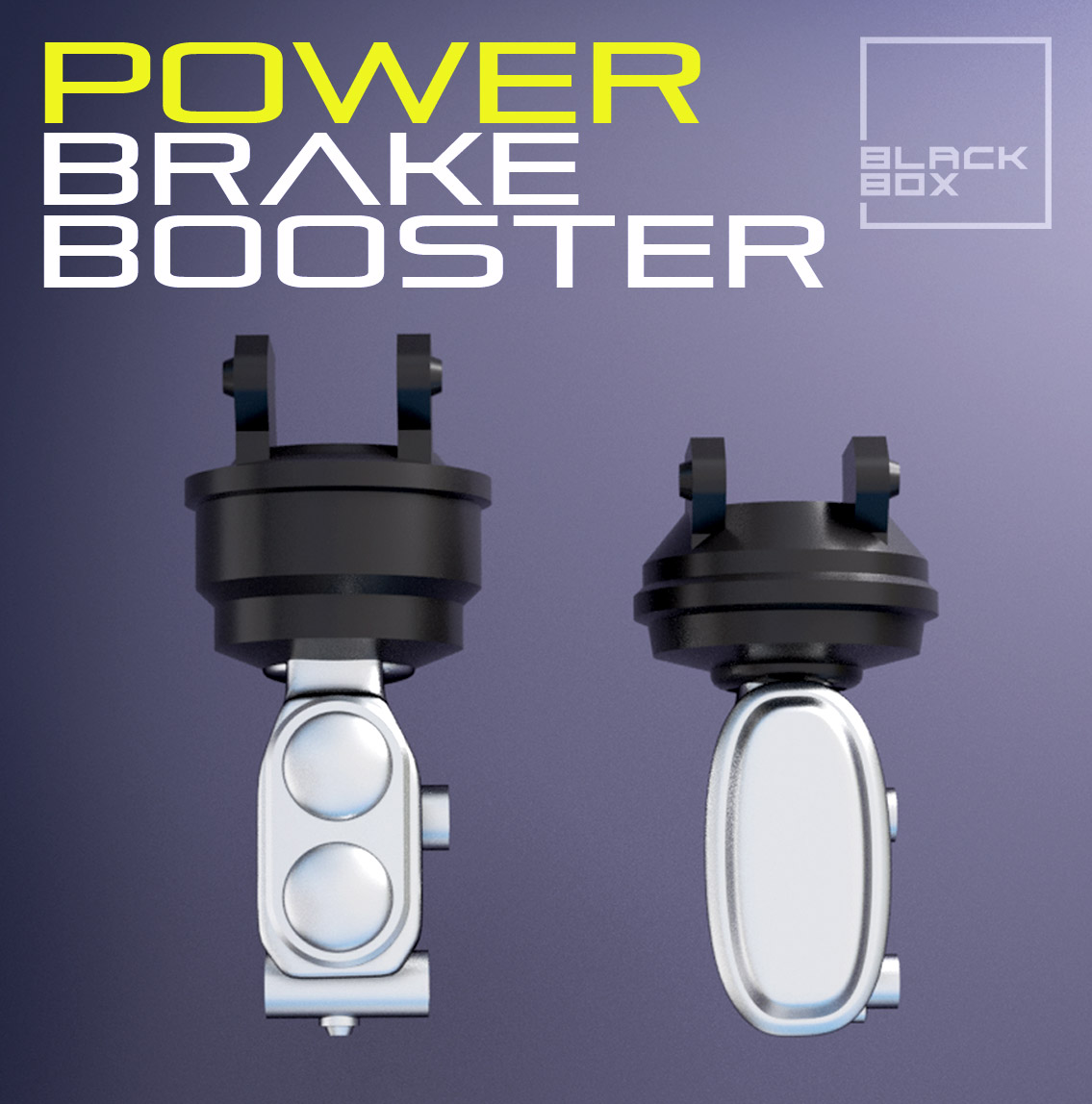 🚗 MUSCLE CAR POWER BRAKE BOOSTER 1/24TH・ 3D File for ・Cults