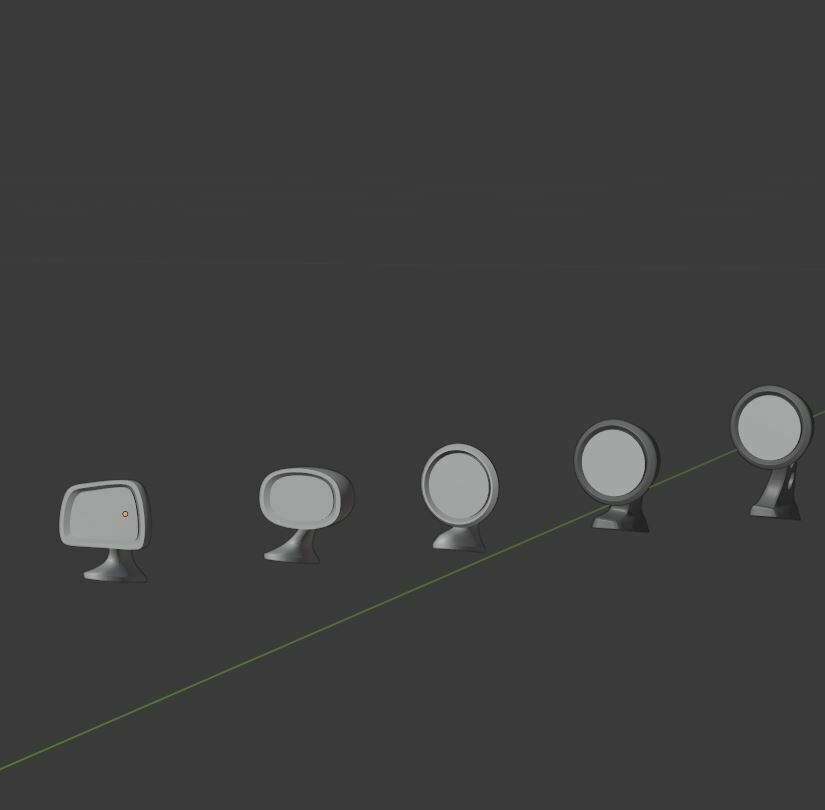 🪞 JDM Fender Mirror 5 Pack for car models・ STL File for ・Cults