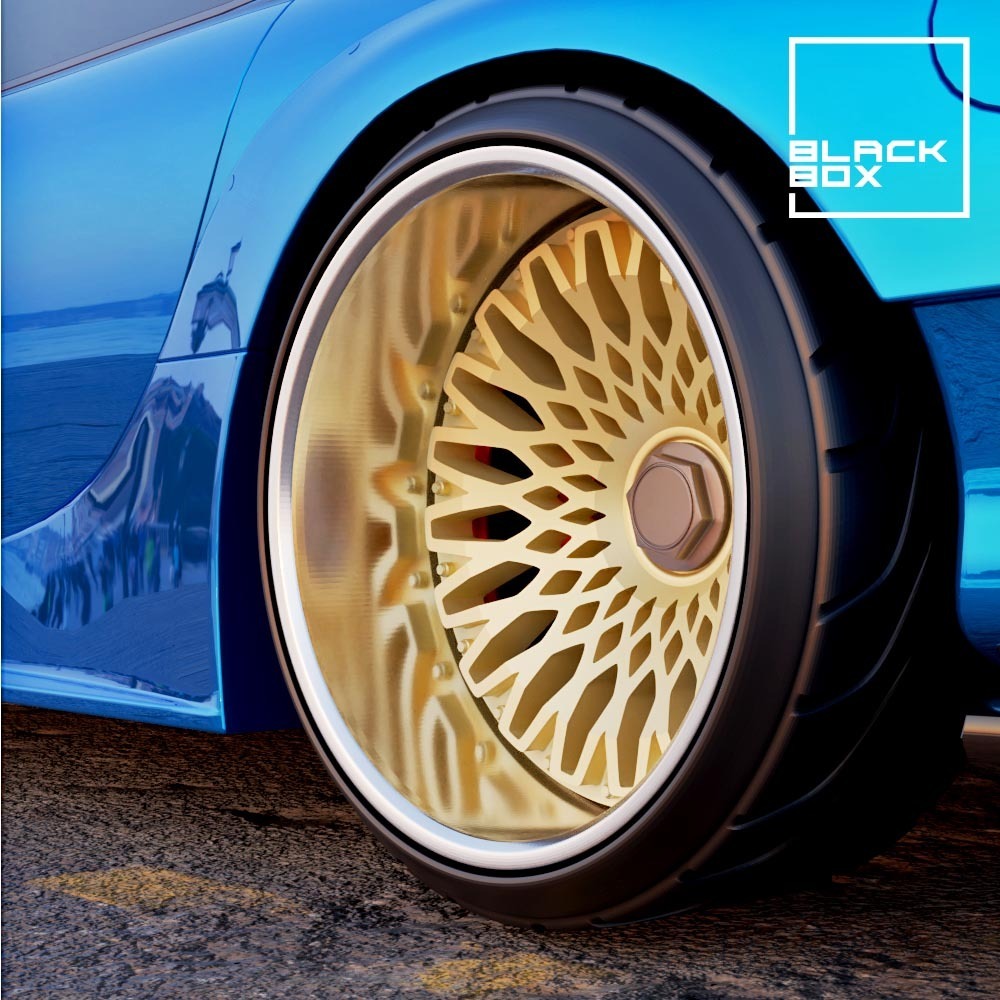 🛞 BB002 Wheel set with 3 offsets・ STL File for ・Cults