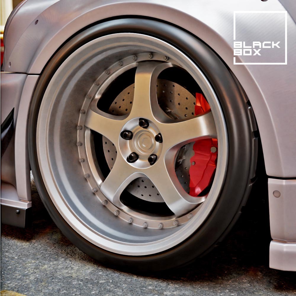 Archivo 3D Juego de ruedas estilo WORKmeister DELANTERO Y TRASERO con 2 ...