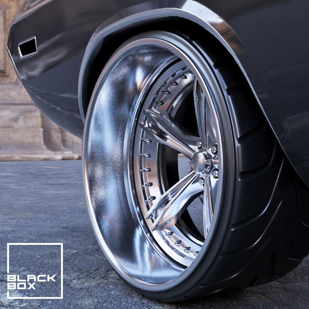 🛞 Fusion Wheel set Front and Rear with 3 offsets・ 3D File for 3D ...