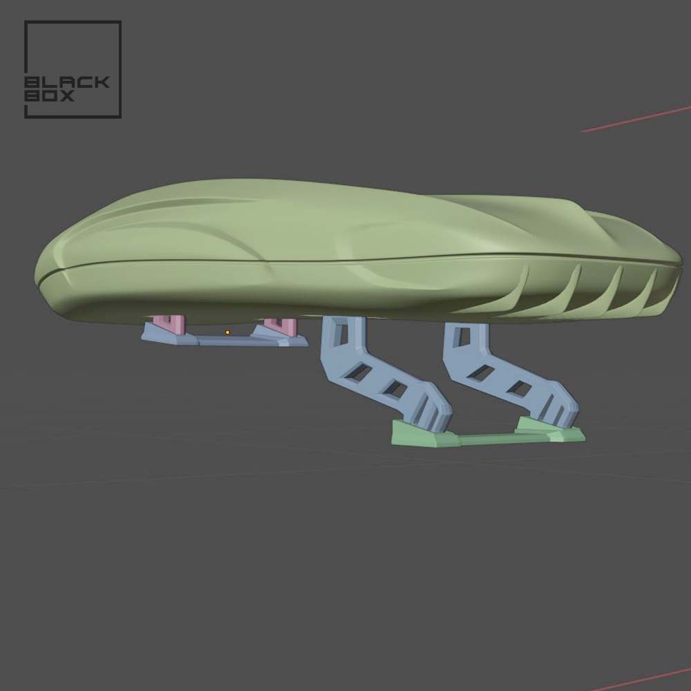 🎿 Ski box for Diecast and RC - Roof box 1-24 and 1-64・ 3D File for ・Cults