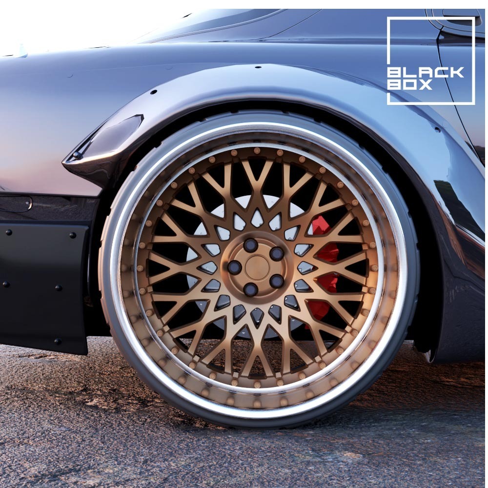 🛞 RES Wheel set Front and Rear with 3 offsets・ 3D File for ・Cults