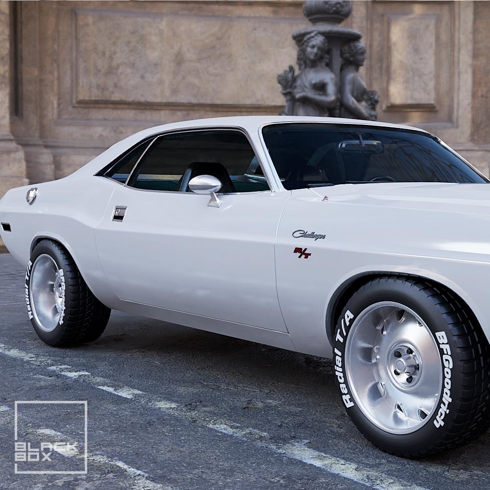 🚗 Muscle Car Rallye Wheels with Tire - Front and Rear for RC and ...