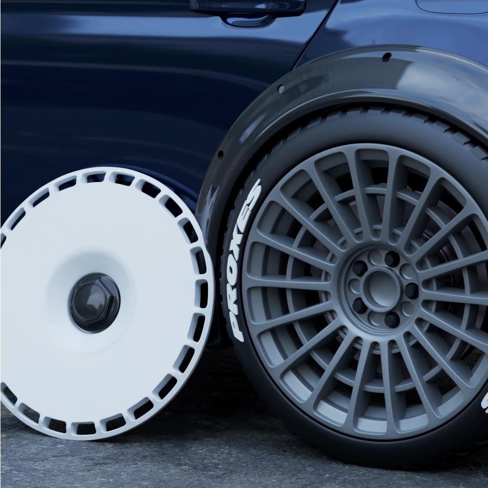 🛞 LASR style wheel set with Aerodisc Cover for diecast and RC model 1/ ...