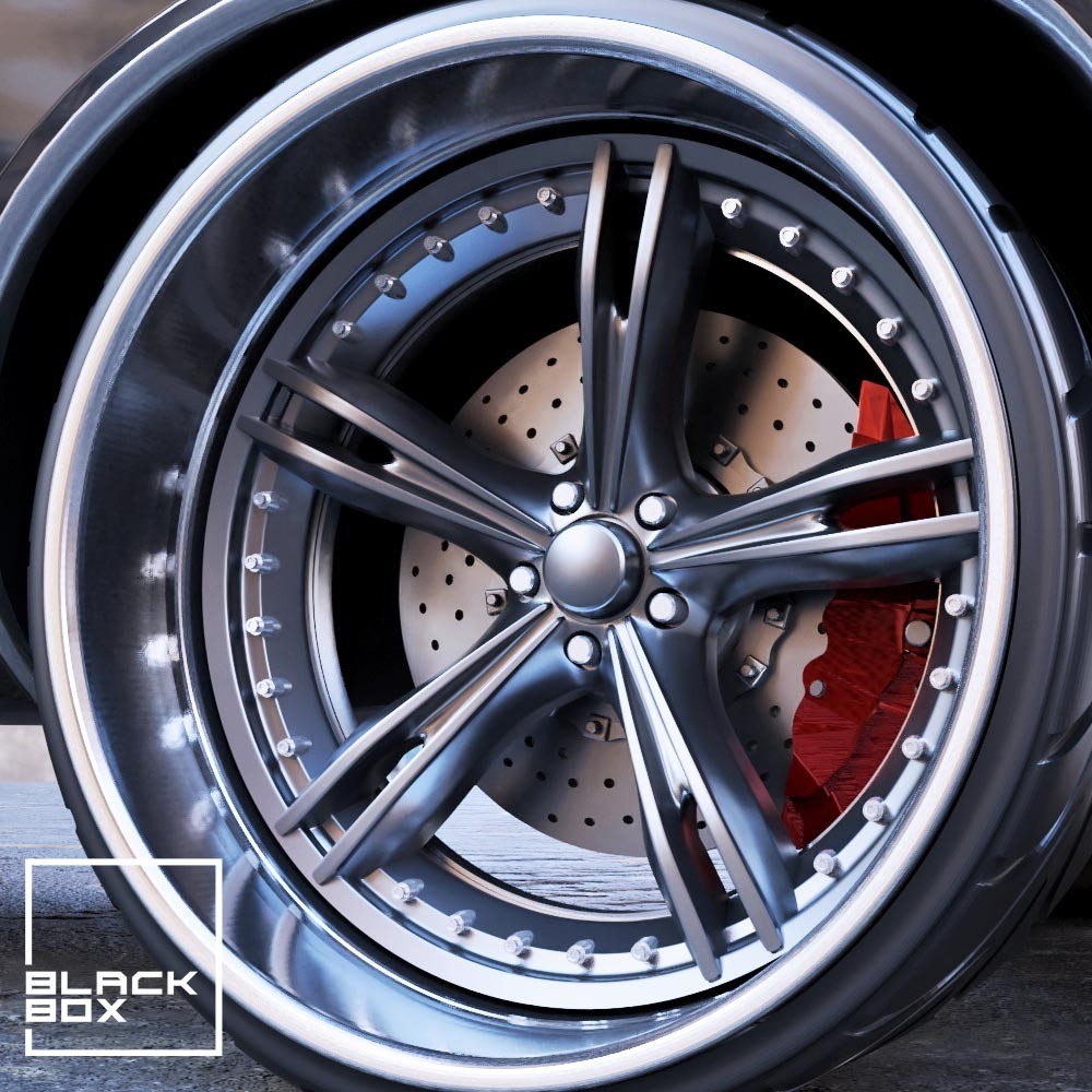 🛞 Fusion Wheel set Front and Rear with 3 offsets・ 3D File for 3D ...