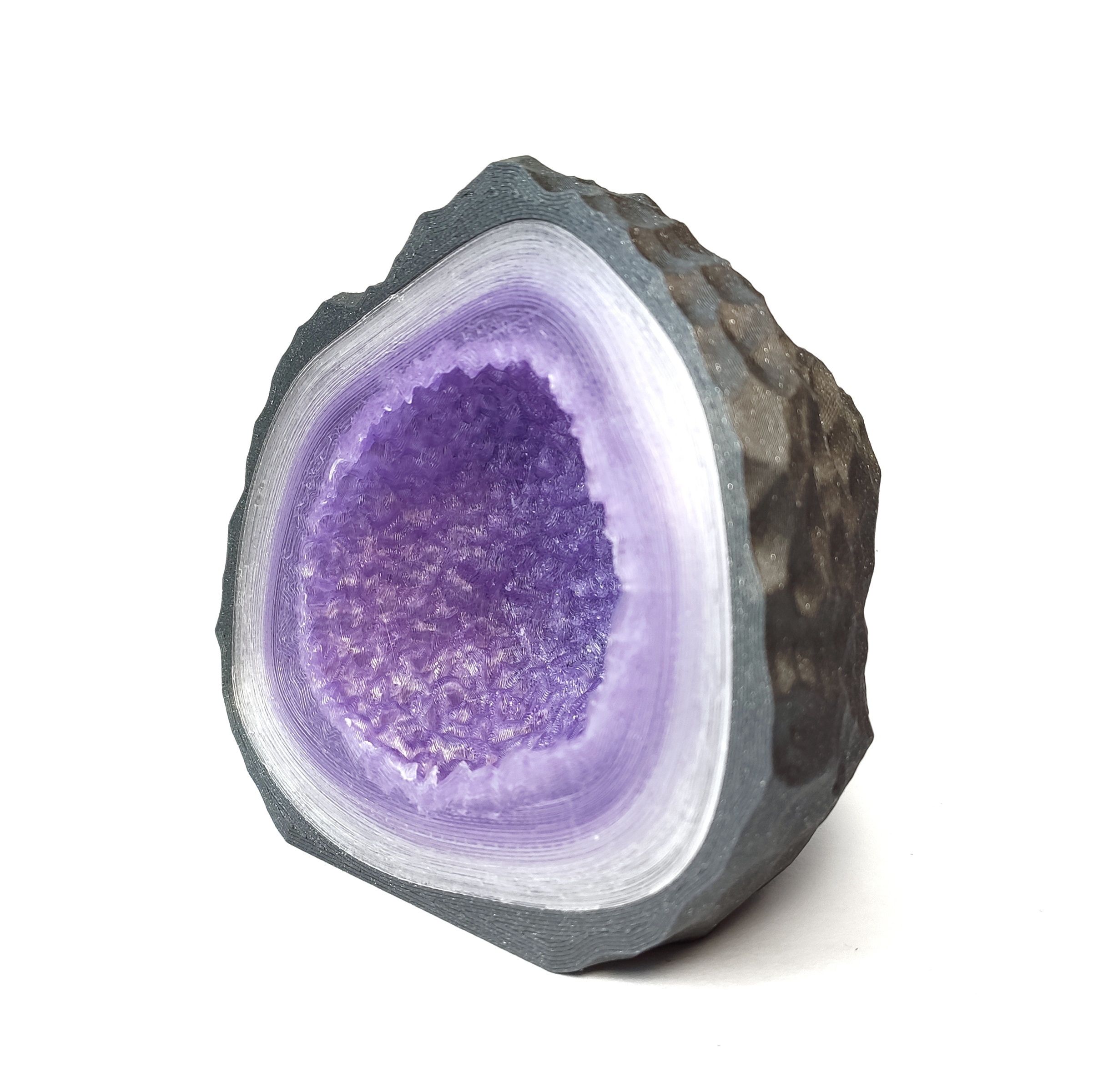 🎨 Amethyst geode V2・ 3D File for ・Cults