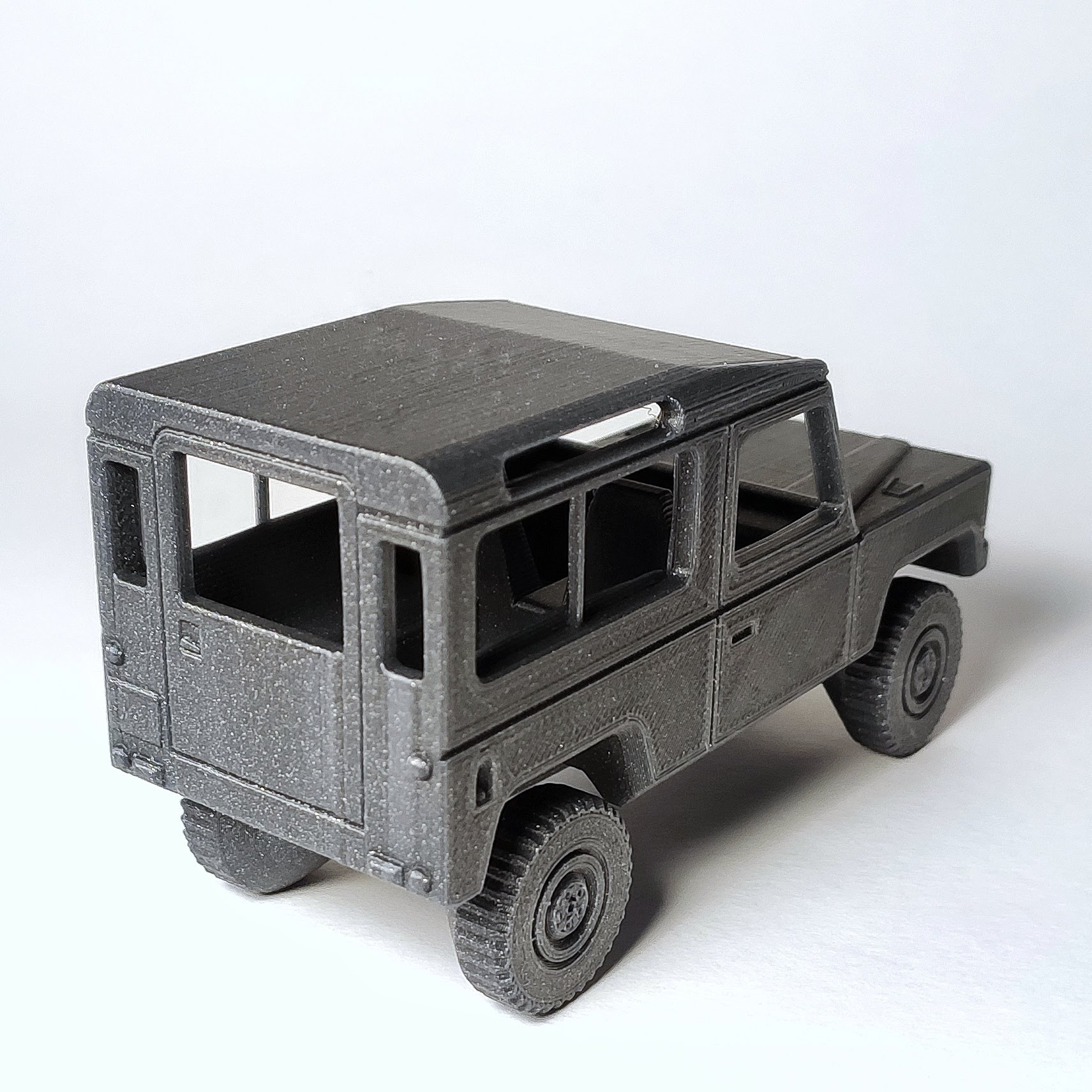 🚗 Print-in-Place Land Rover Defender 2.5D・ STL File for 3D printing・Cults