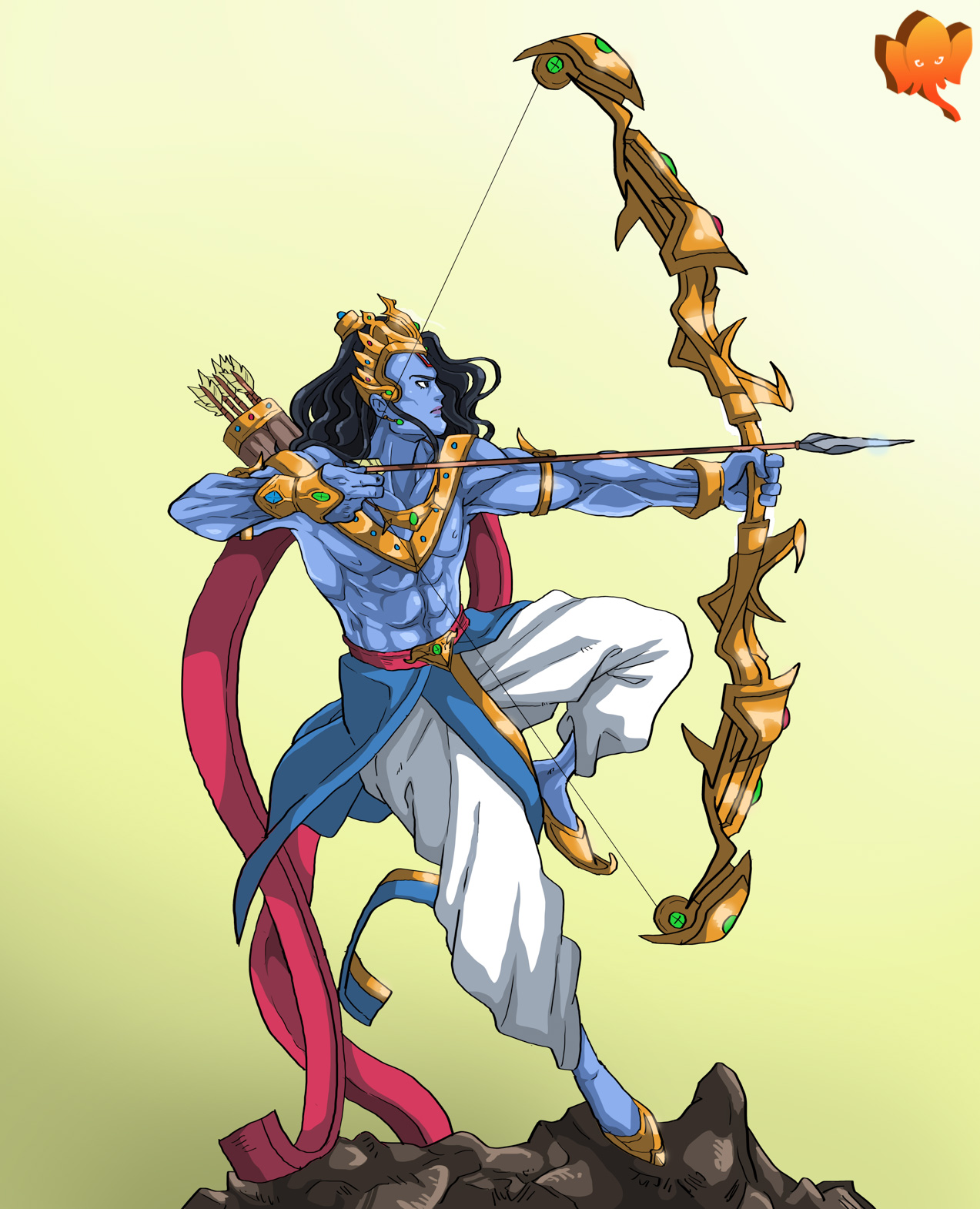 STL file Rama-The Ideal Man 👨 ・Template to download and 3D print・Cults