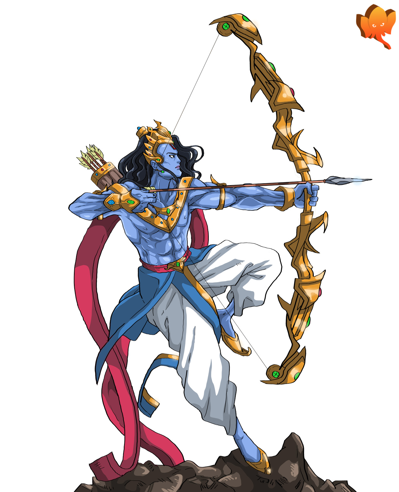 STL file Rama-The Ideal Man 👨 ・Template to download and 3D print・Cults