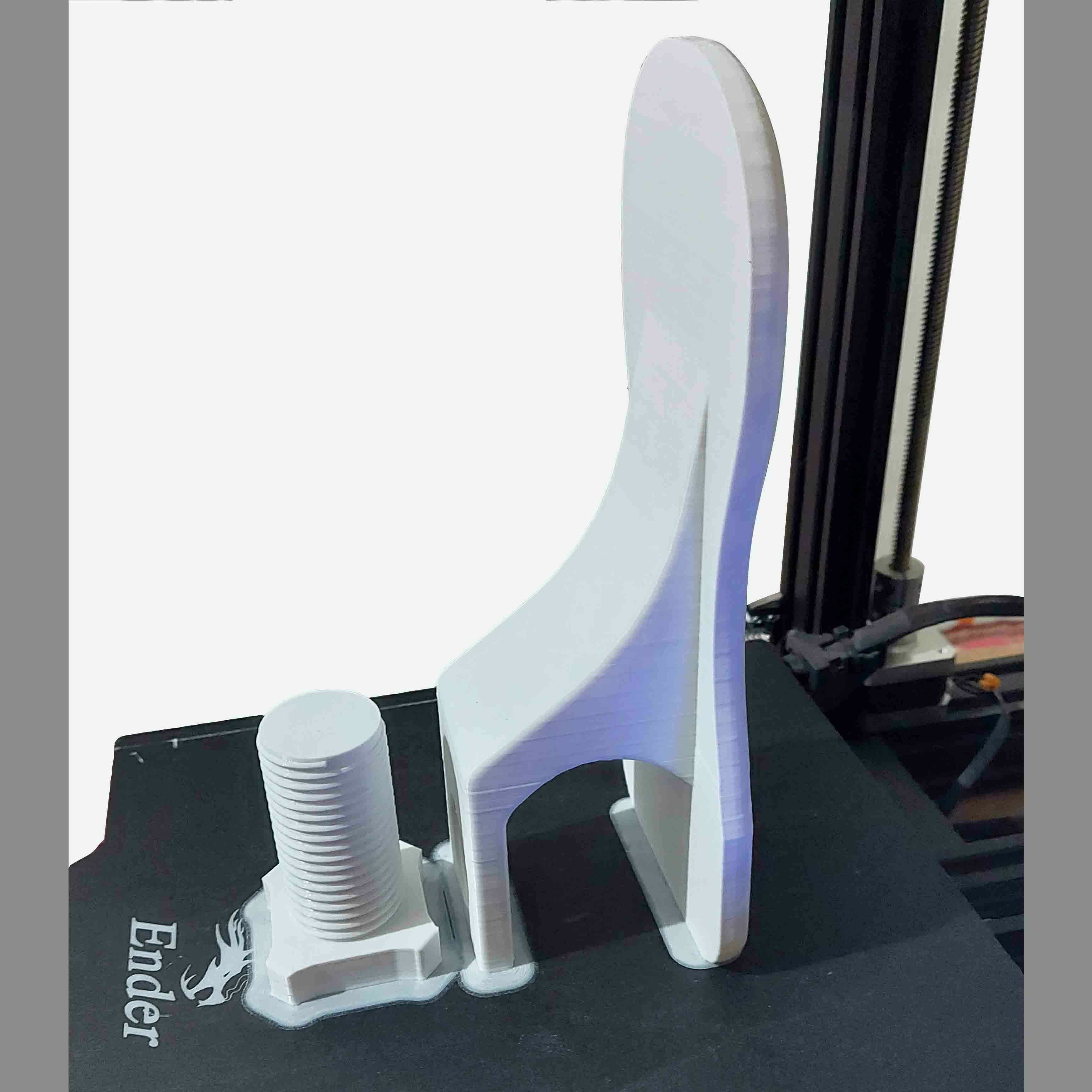 🏢 Ergonomic Attachable Office Desk Arm Rest.・ STL File for 3D printing ...