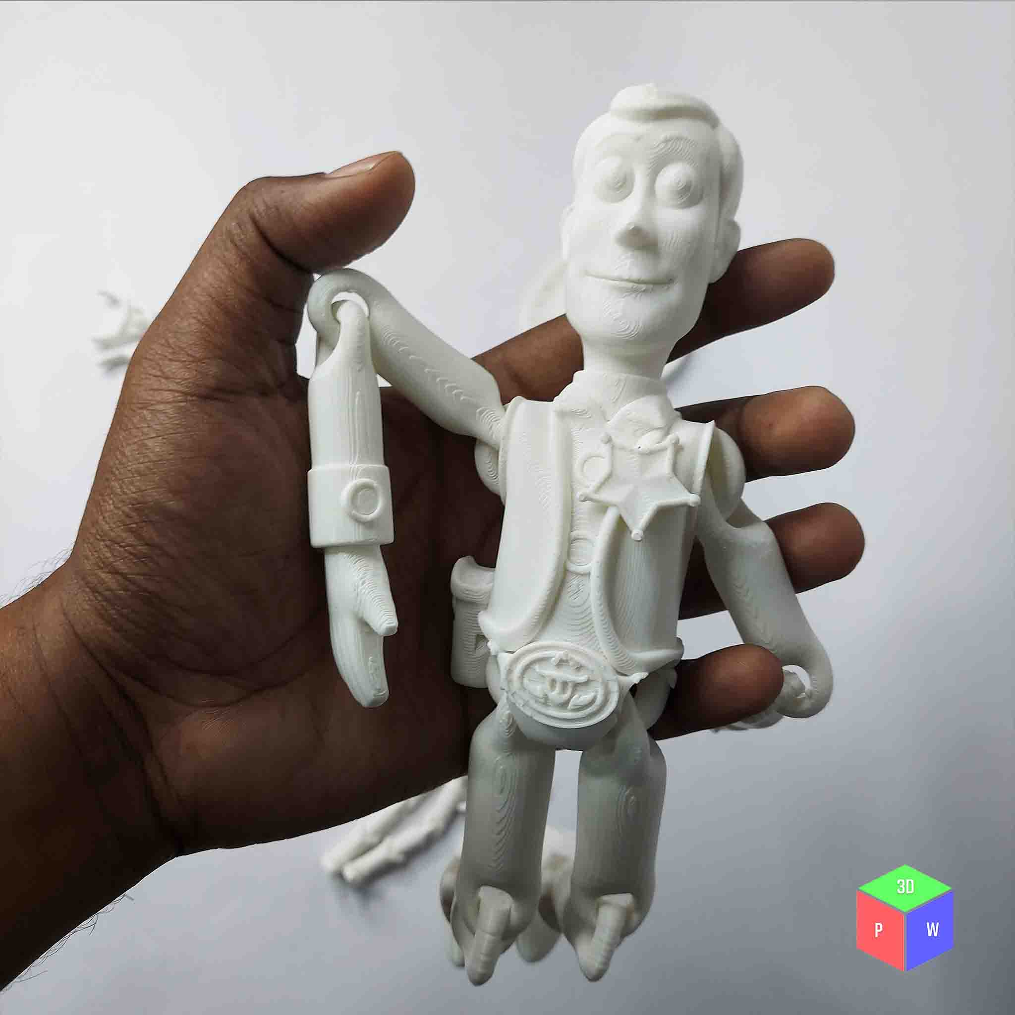 STL file TOY STORY - ARTICULATED WOODY 🚗 ・3D print design to download・Cults