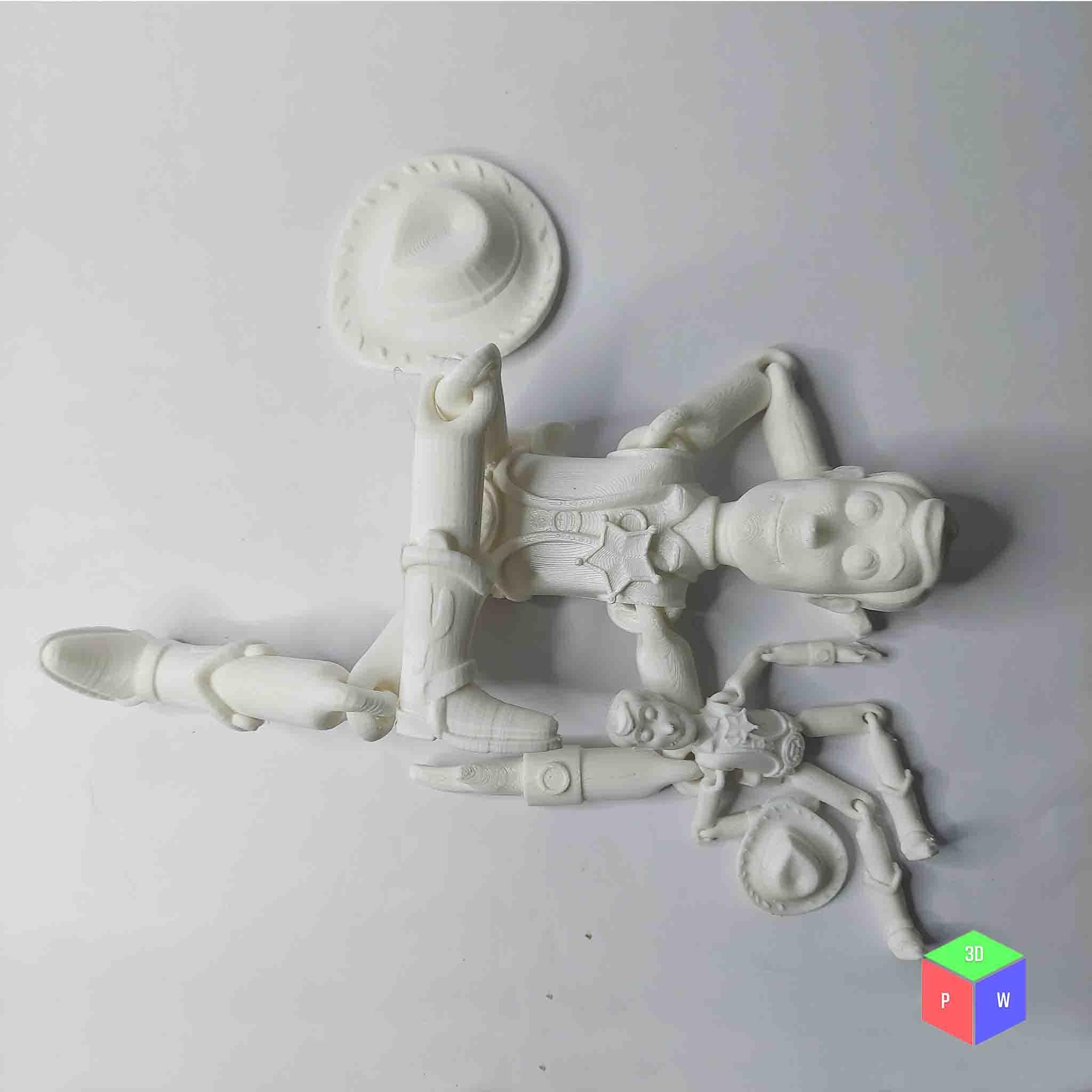 🚗 TOY STORY - ARTICULATED WOODY・ STL File for 3D printing・Cults