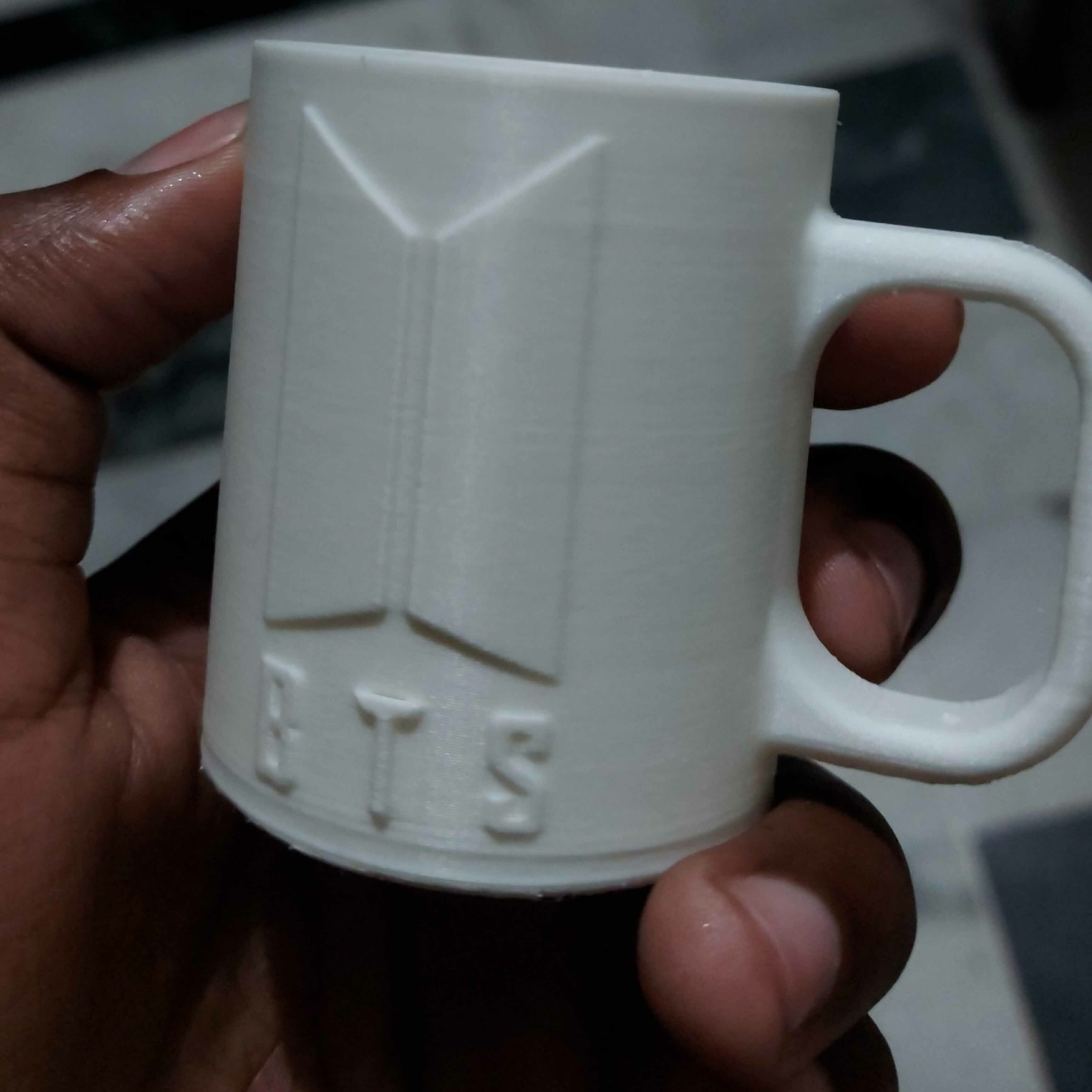 STL file BTS COFFEE MUG LAMP ☕・3D printing template to download・Cults