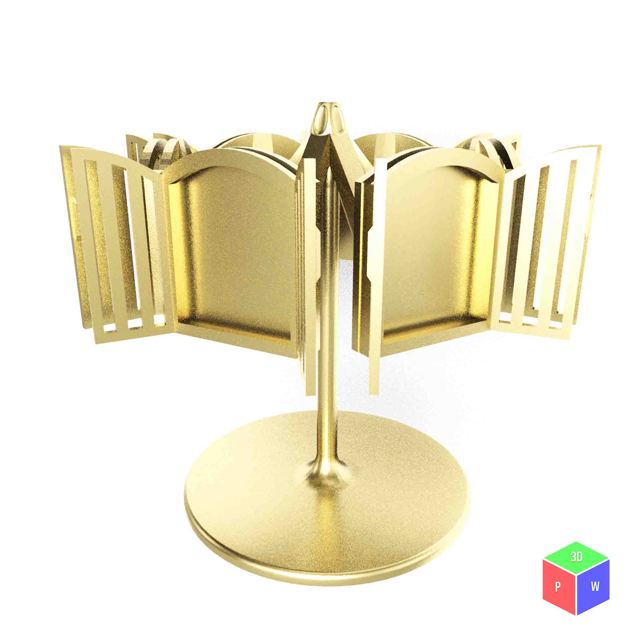 STL file Revolving Face Window Photo Frame 🪟・3D print design to ...