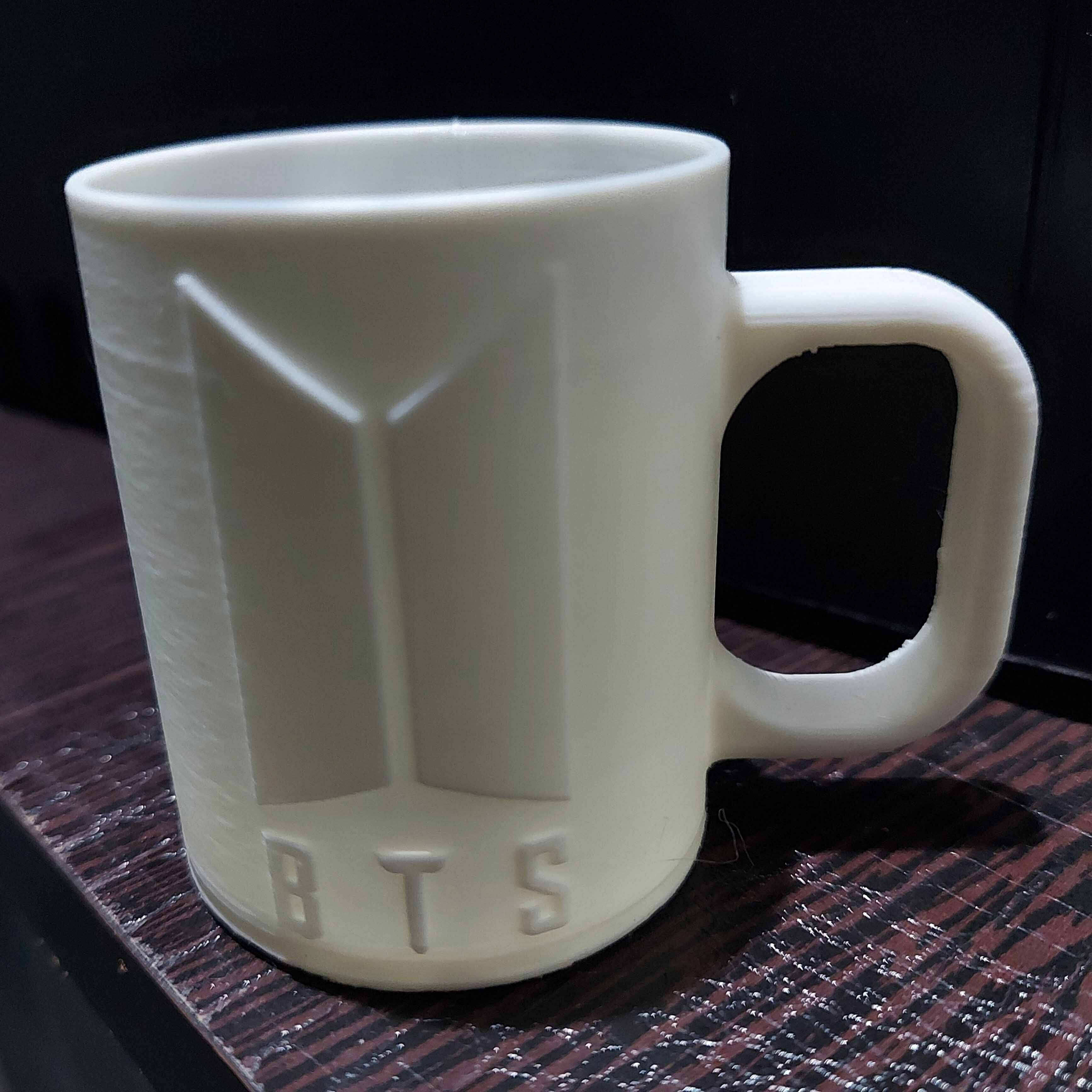 STL file BTS COFFEE MUG LAMP ☕・3D printing template to download・Cults