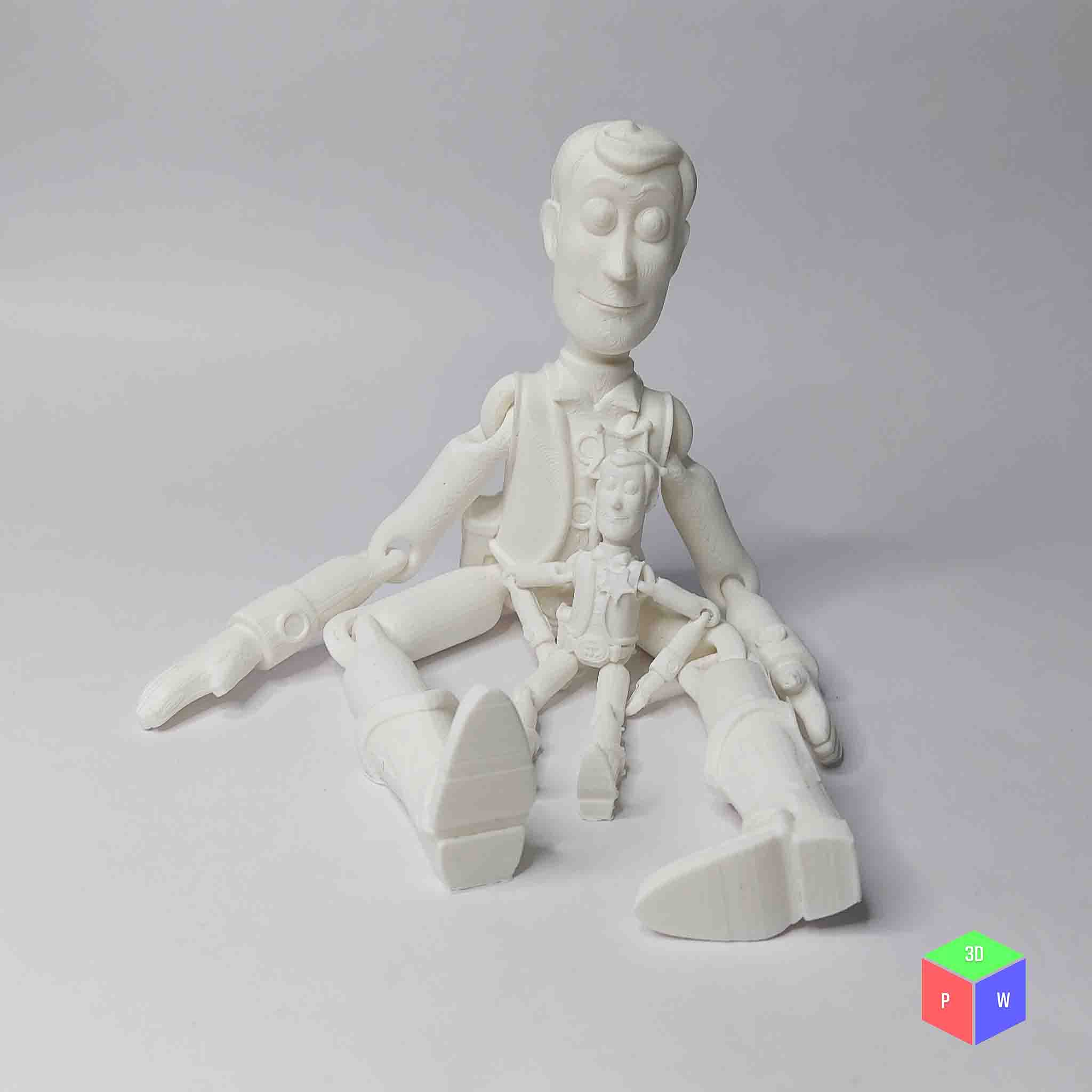 🚗 TOY STORY - ARTICULATED WOODY・ STL File for 3D printing・Cults