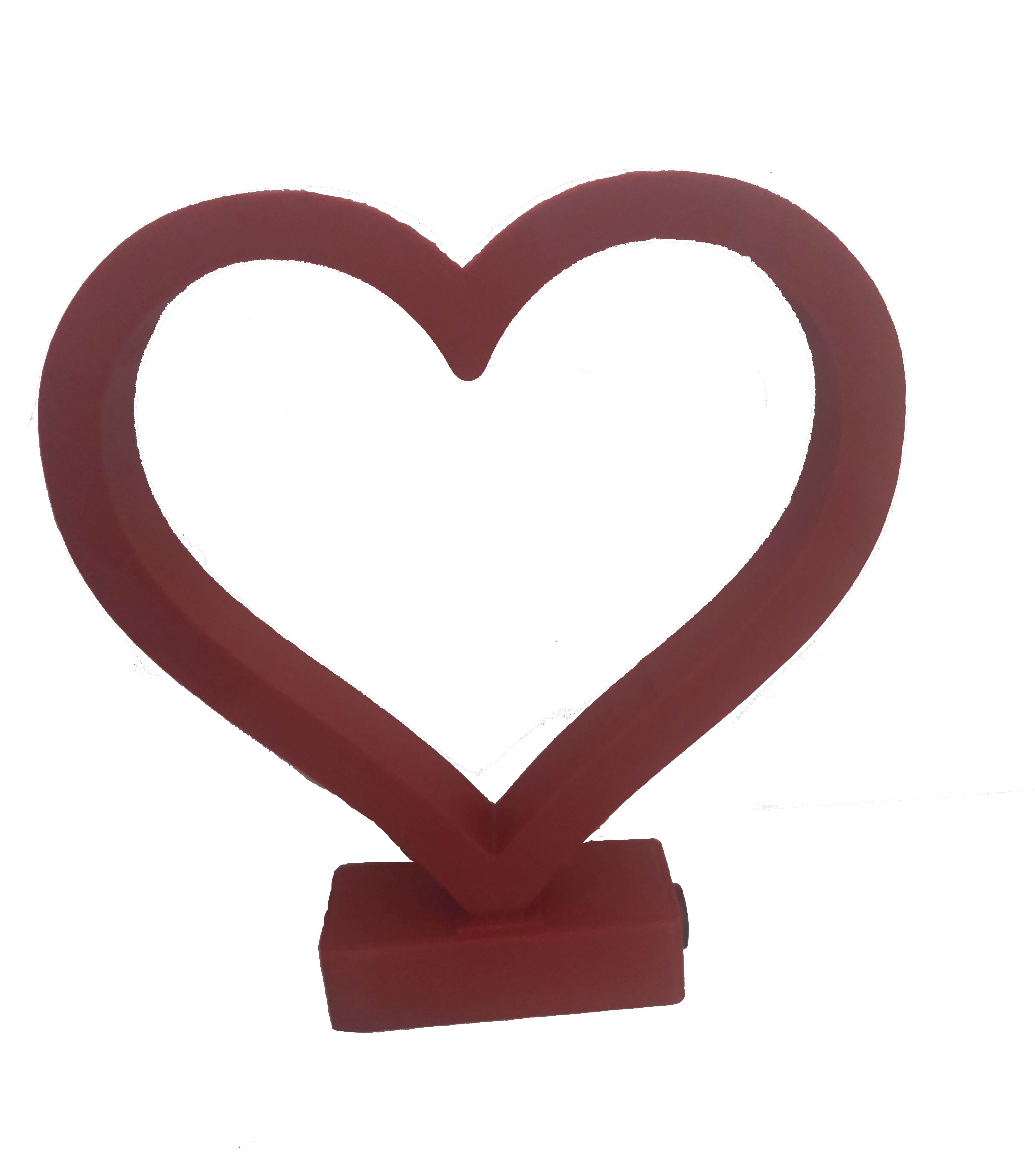STL file Heart Ring 💜 ・Model to download and 3D print・Cults
