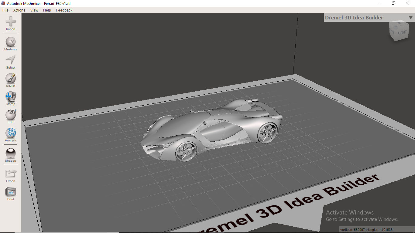 免费 STL 文件 3d printable Ferrari F80 🚗 （OBJ以及STEP）・可下载 3D 打印机设计・Cults