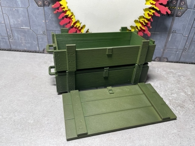 📦 GI Joe 6" Ammunition\Weapons Box・Free 3D File for ・Cults