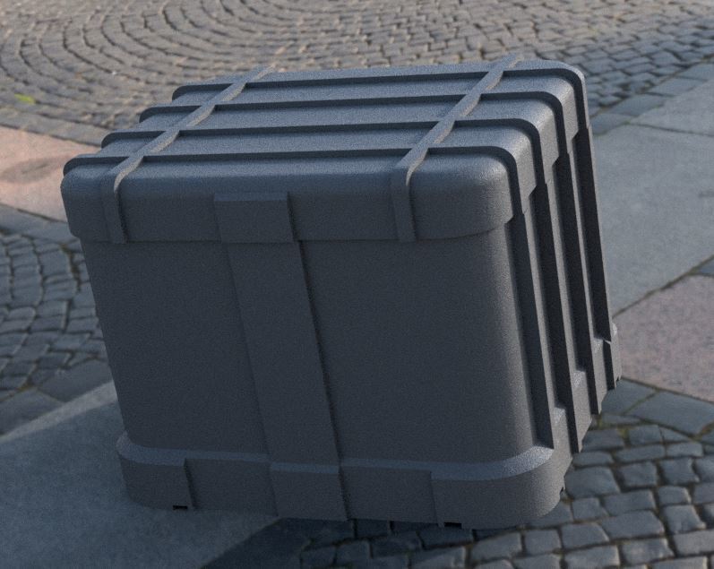 🎲 Simple Sci-Fi Themed Container\Box・Free STL File for ・Cults