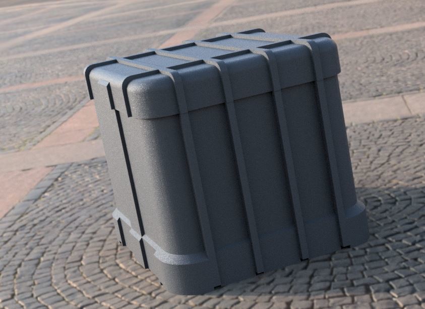 🎲 Simple Sci-Fi Themed Container\Box・Free STL File for ・Cults